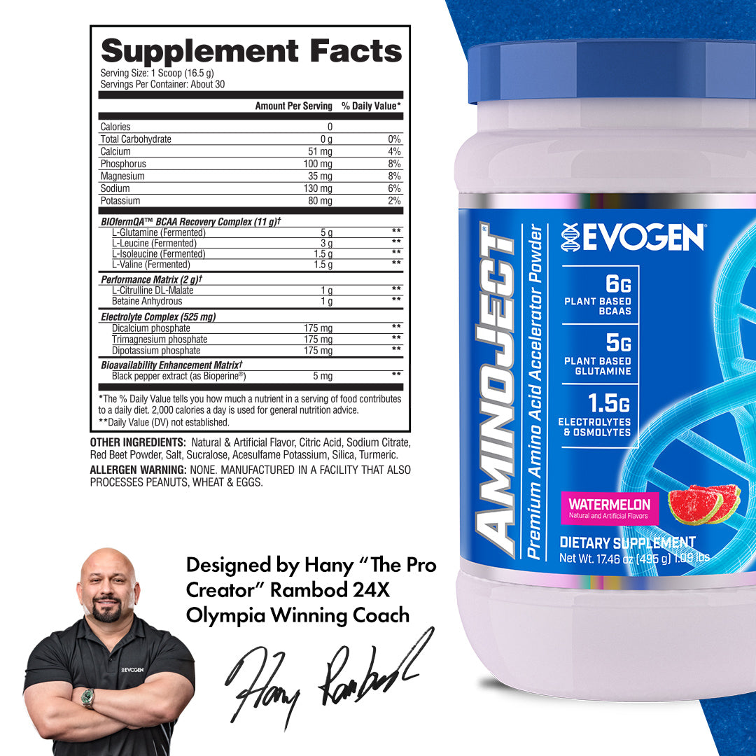 Evogen Nutrition AminoJect — Premium Amino Acid Accelerator