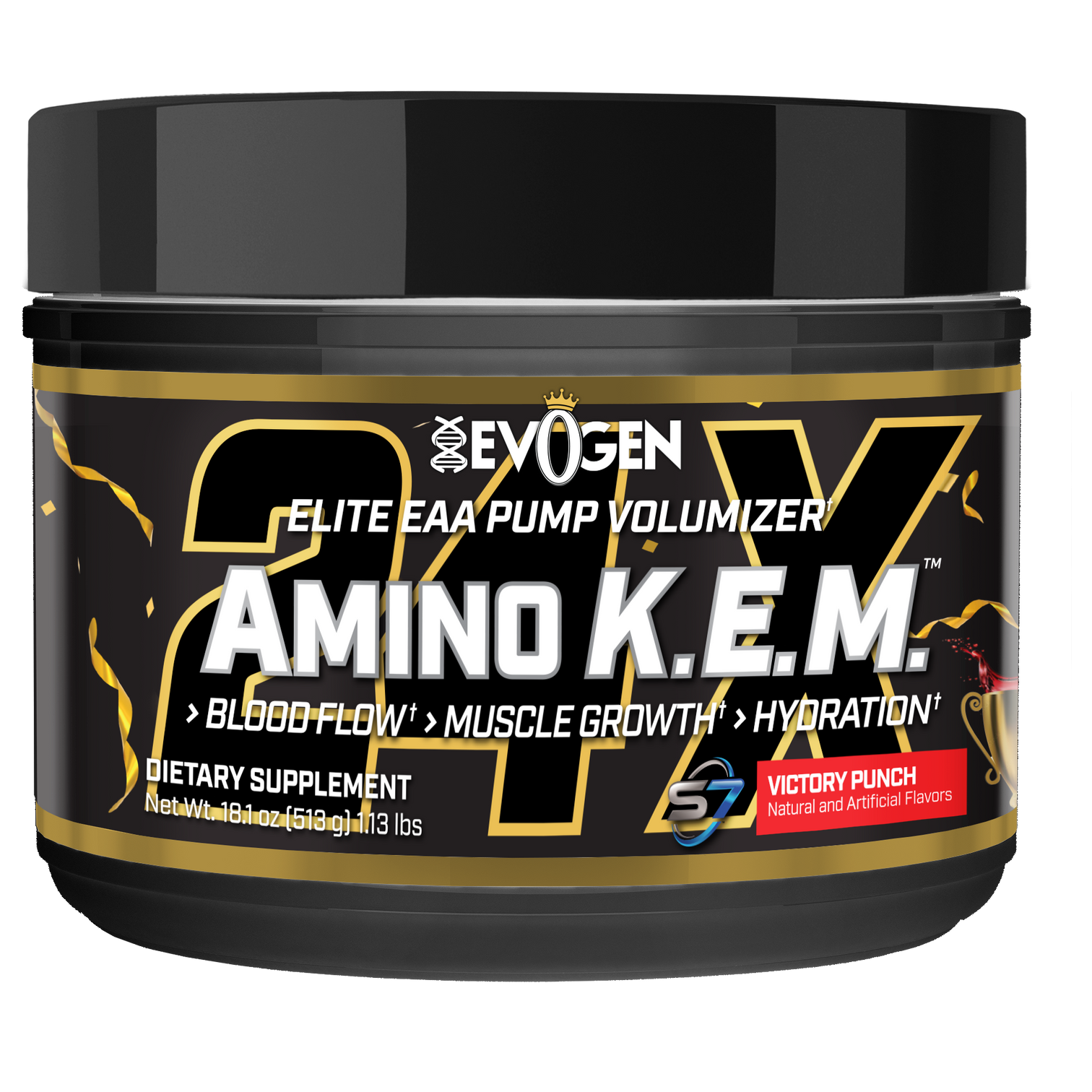 Evogen Nutrition Amino KEM — Premium Intra-Workout EAA Pump Volumizer
