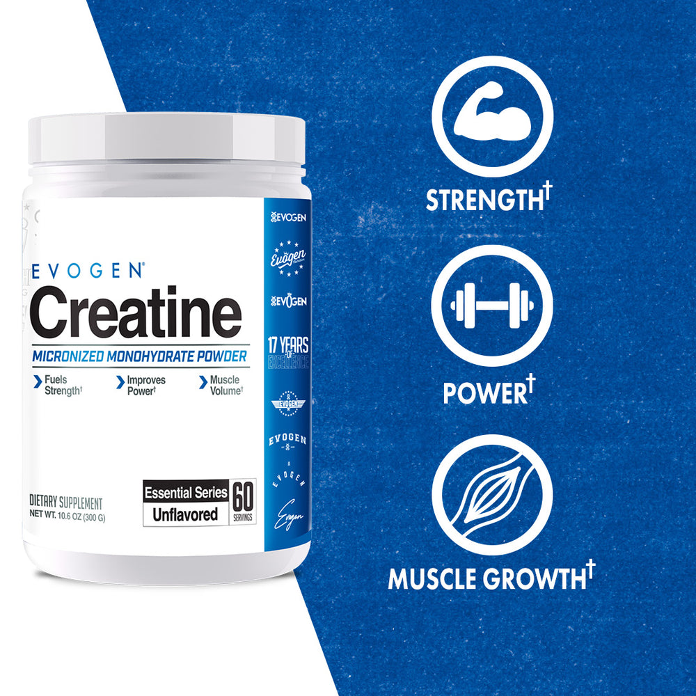 Evogen Creatine Monohydrate — Maximize Muscle Gains & Strength