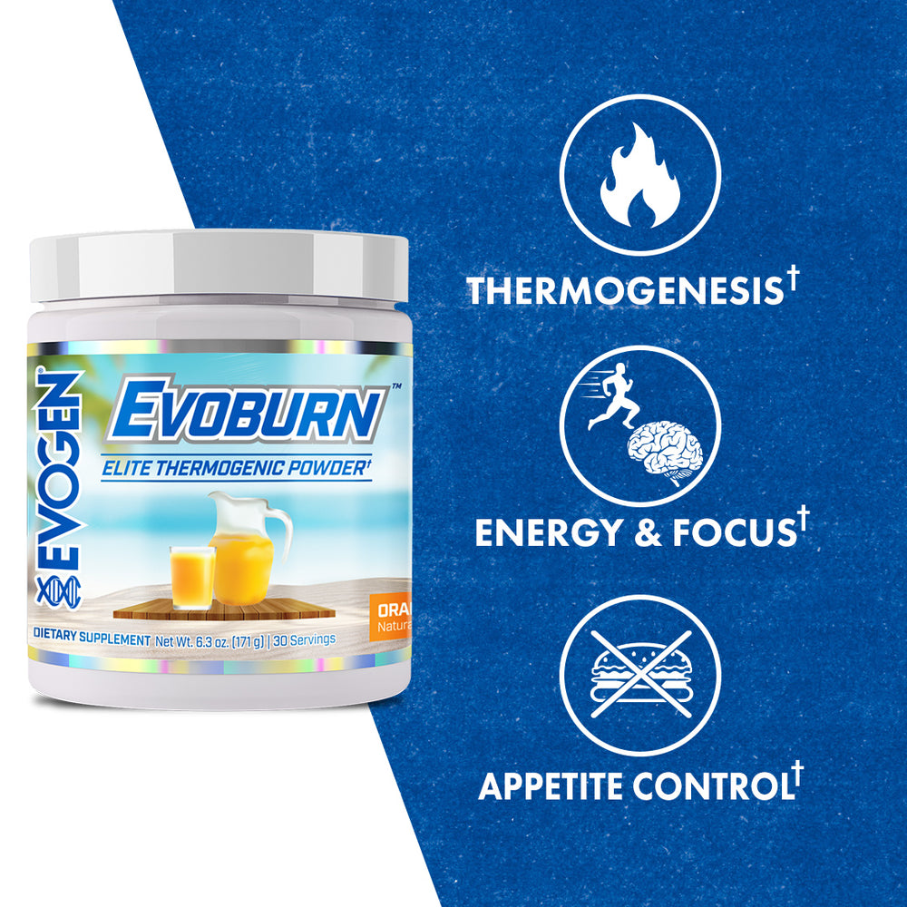 Evoburn Thermogenic Fat Burner Supplement | Evogen Nutrition