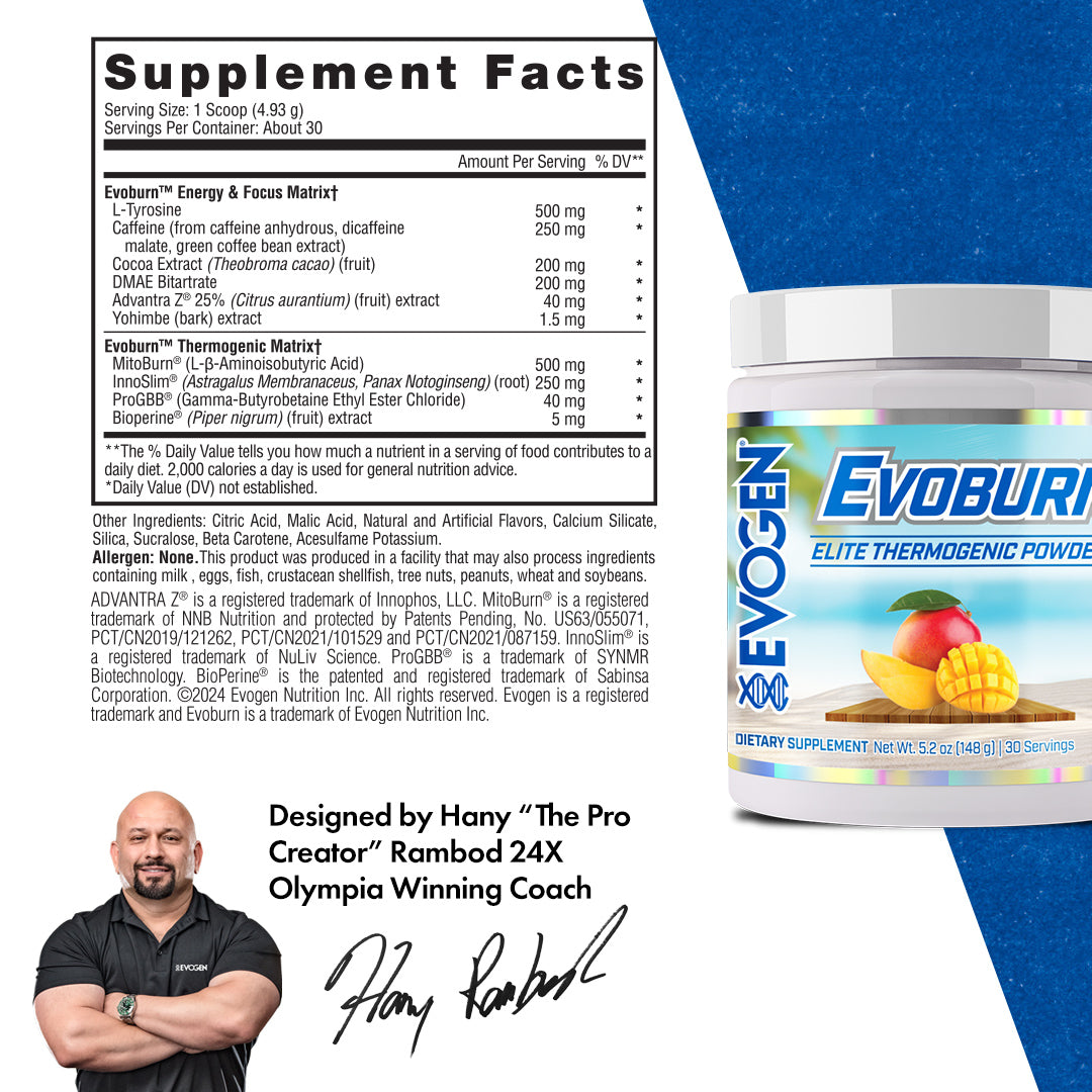 EVOGEN - Evoburn Elite Thermogenic Powder