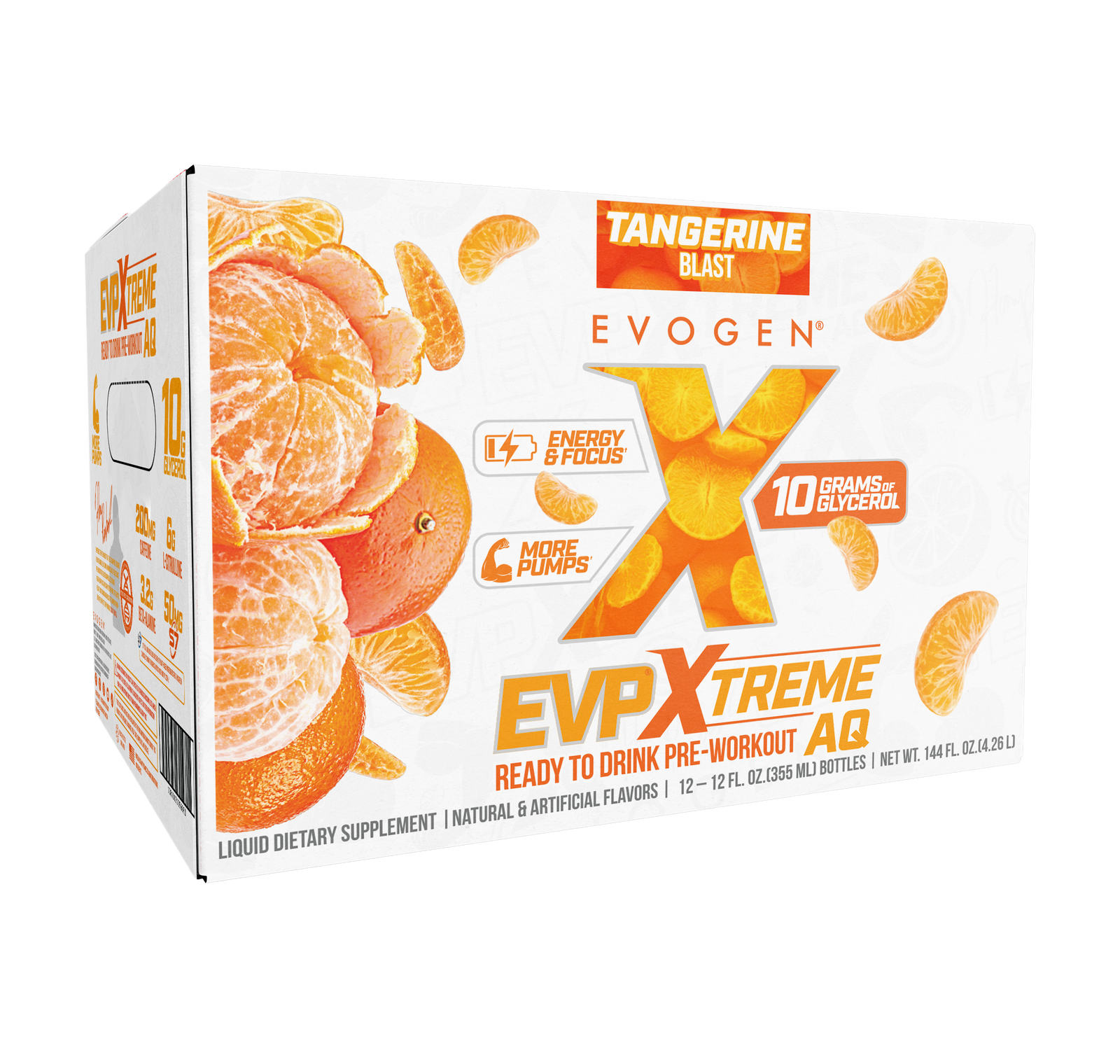 EVP Xtreme AQ RTD Case Pack (12 Bottles) | Evogen Nutrition